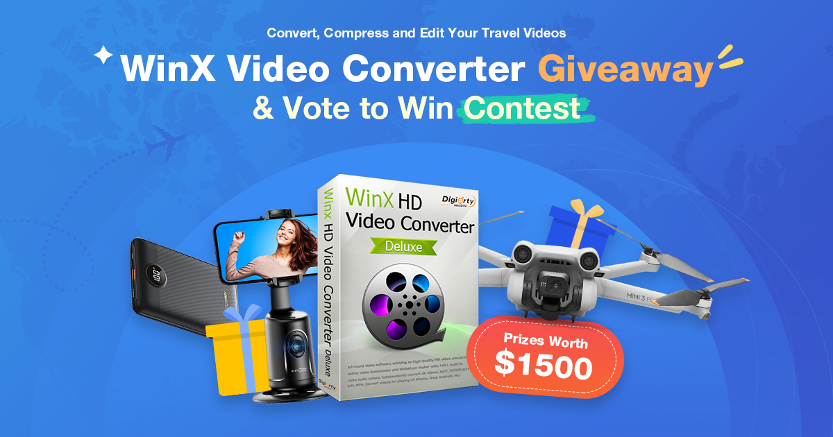 WinX Video Converter Giveaway & Vote to Win Contest