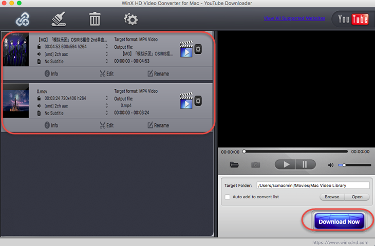 WinX HD Video Converter for Mac tutorial & User Guide - how to convert ...