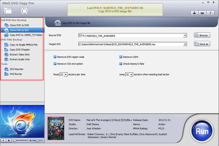 WinX DVD Copy Pro Review: Fast 1:1 DVD Backup Tool