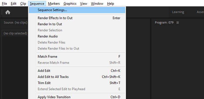How To Change Video Size Or Frame Size In Adobe Premiere Pro