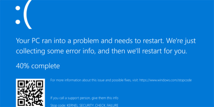 How to Fix Kernel Security Check Failure BSoD on Windows 10 How to Fix Kernel Security Check Failure BSoD on Windows 10